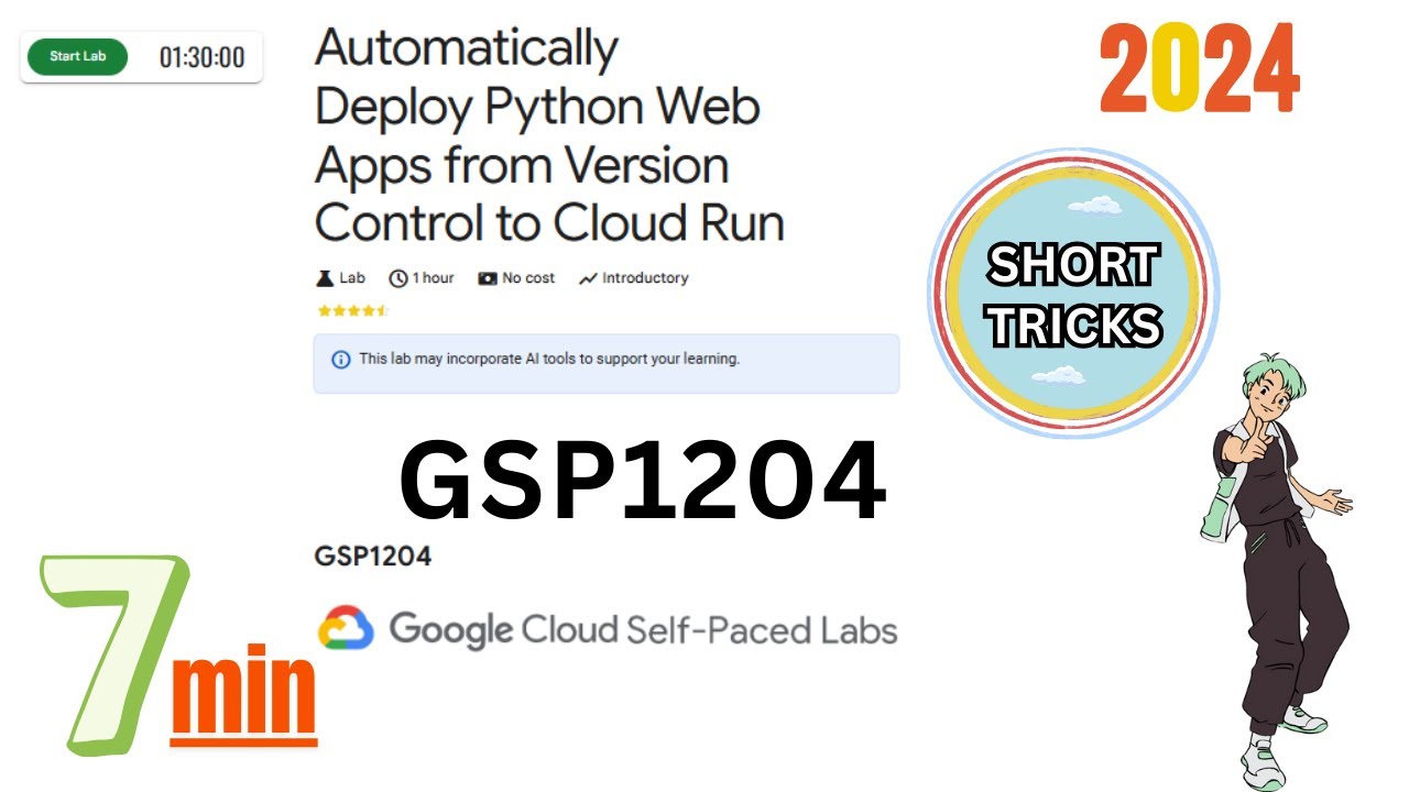 Automatically Deploy Python Web Apps from Version Control to Cloud Run || #GSP1204 || Lab Solution