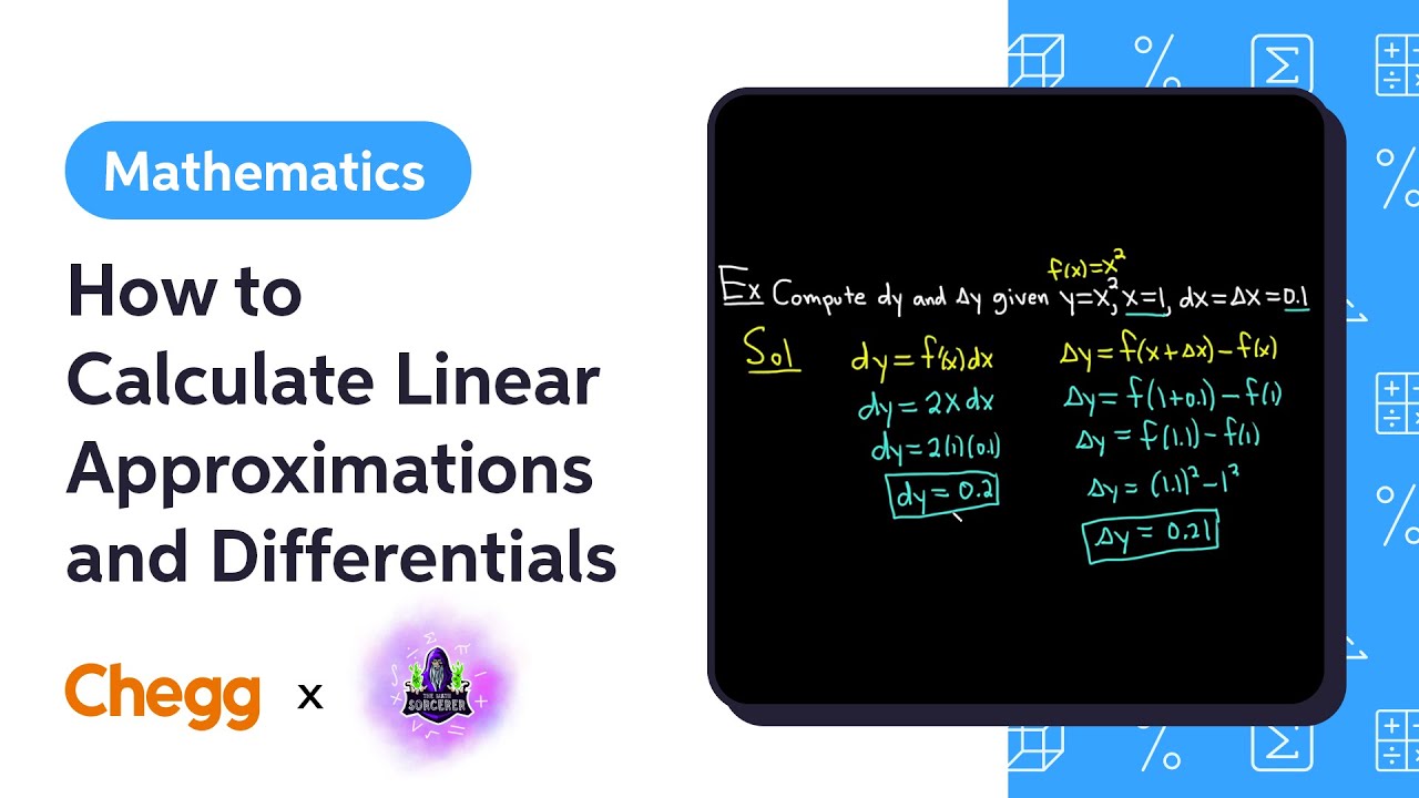 How to Calculate Linear Approximations and Differentials Ft. The Math Sorcerer