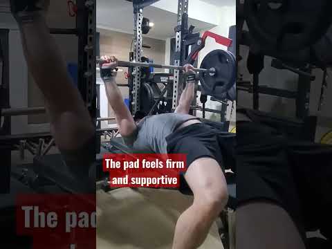 First time using the REP AB-5200 // Benchmark set for Bench Press - Juggernaut AI #homegym #workout
