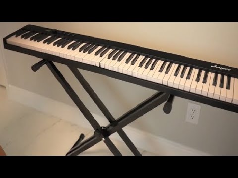 GarveeLife Folding Piano Keyboard, Full Size 88 Key Semi Weighted Keyboards Electric Piano Review