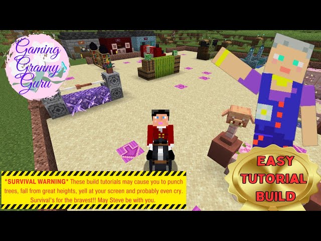 How To Build A Minecraft Show Jumping Arena and Impress Your Friends ...