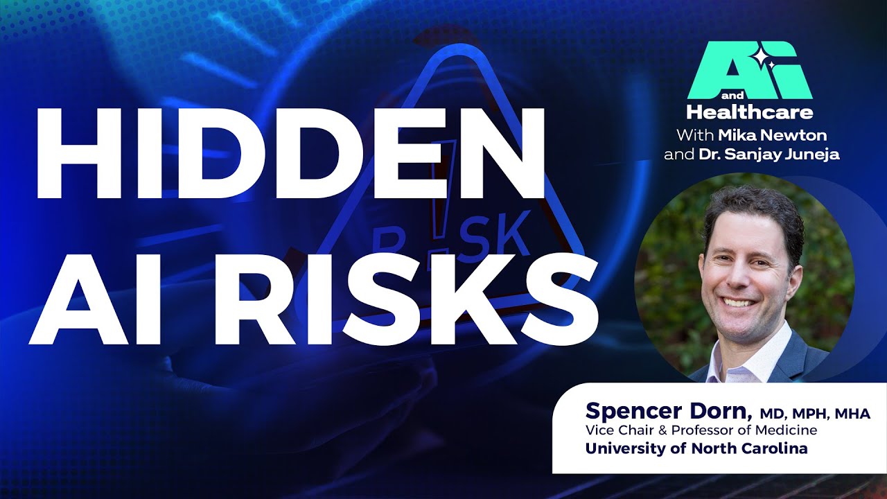 What are the risks of using AI in healthcare?