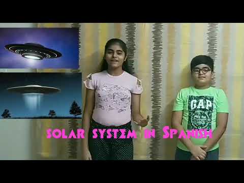 Let's learn about the solar system in Spanish