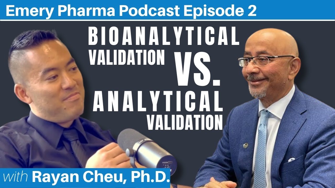 Bioanalytical method validation vs. analytical method validation by Dr. Ryan Cheu, director of chem.