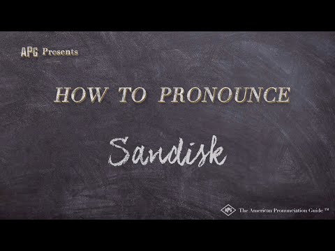How to Pronounce Sandisk (Real Life Examples!)