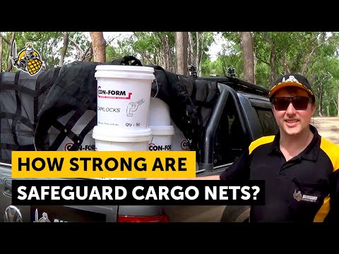 Safeguard DSN-200 2.4m x 2.4m Dual-Cab Cargo Net Suits Dual-Cab Utes or ...
