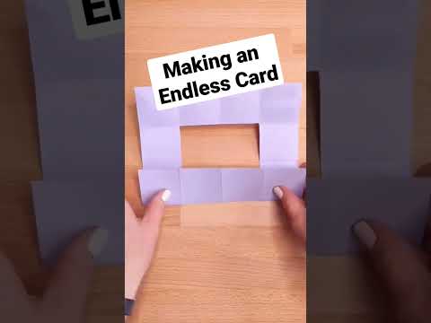 Endless Card tutorial #diy #papercraft #papercrafts #diycrafts #cardcraft #paperart
