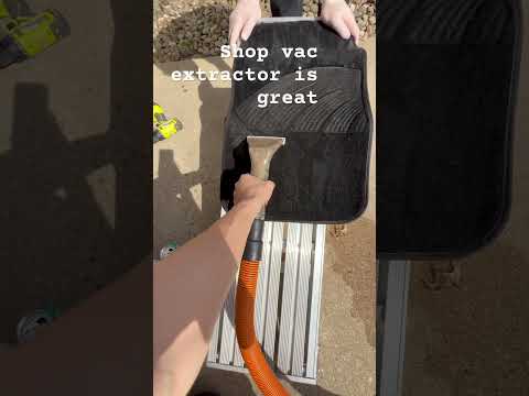 Rigid shop vac works great as a seat extractor. Lmk if you guys want a tutorial on the setup.