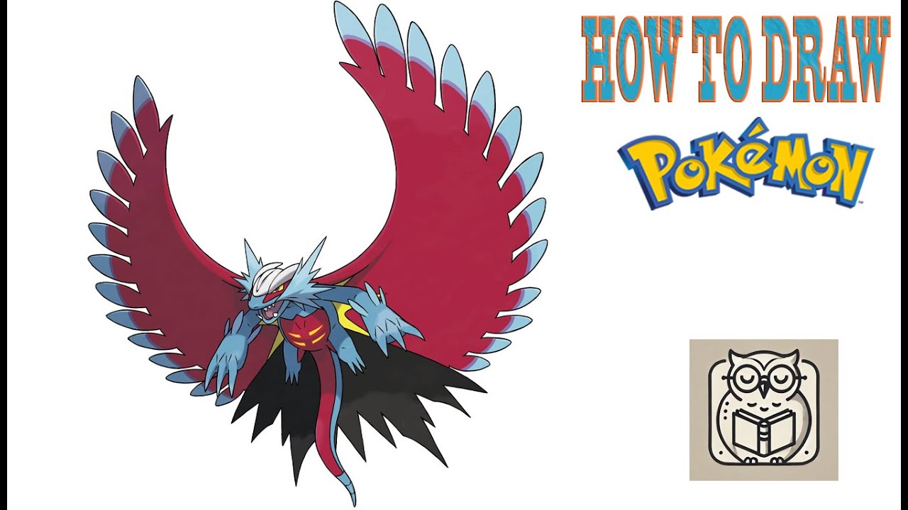 How to draw POKEMON Roaring Moon step by step