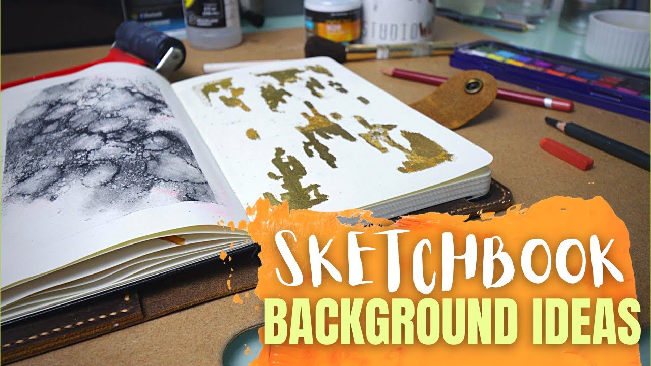 Improve Your Sketchbook BACKGROUNDS || How To Paint Simple Backgrounds