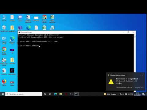 How to Set the Sleep Timer on Window 10 | Sleep Timer (Turn Window off)