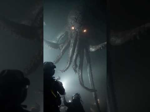 Ancient Giant Squid Lurking in Pacific Ocean Captured on Camera