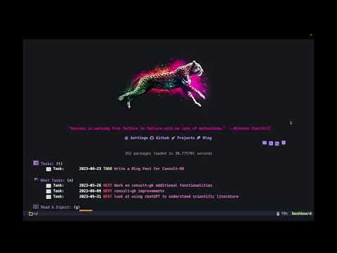 Consult-GH: View, Clone, Fork GitHub Repos inside Emacs