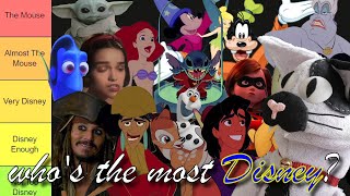 Ranking the MOST DISNEY characters