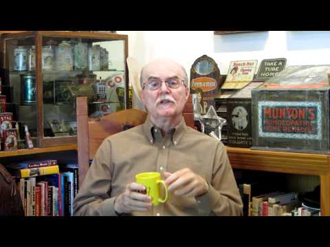 Western Artist Joe Netherwood and his "Cup A Joe" coffee cup