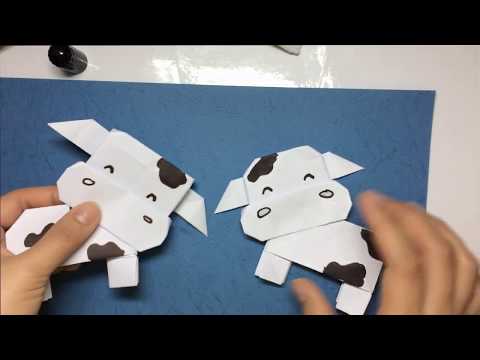 Easy Origami Tutorial: Cows – Simple Toys Hack Collections