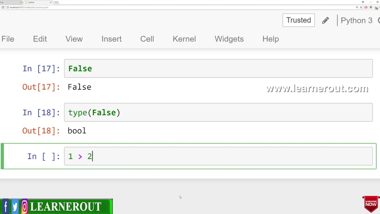 #20 || Boolean in Python