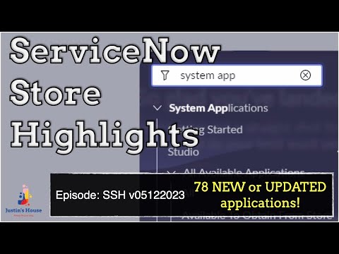 ServiceNow Store Highlights (SSH) v05122023