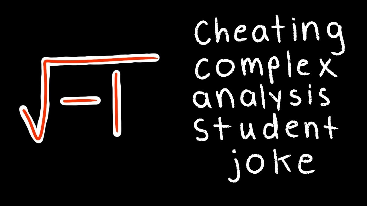 cheating complex analysis student joke #Shorts