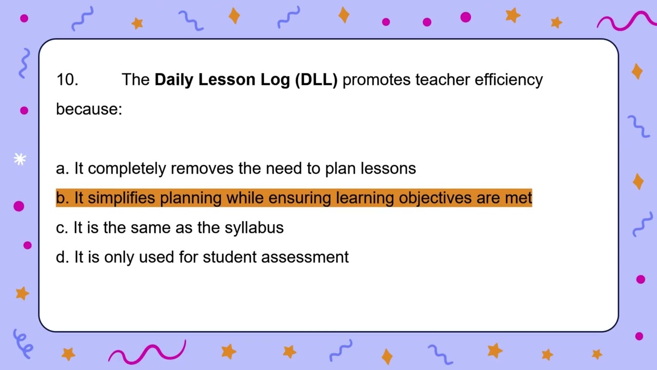 Let Reviewer | The Learner-Centered: Lesson Plan