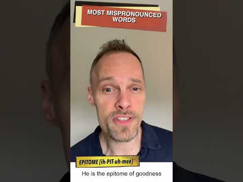 Can You Pronounce EPITOME?