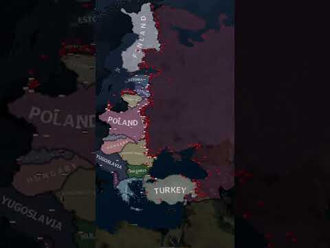 Soviet Union vs Eastern Europe l HOI4 Timelapse