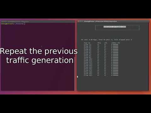 FlowMon-DPDK Demo @ ACM SIGCOMM'18