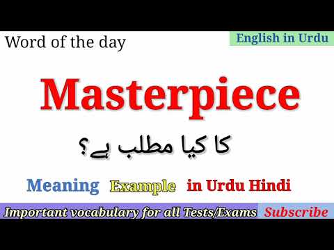 Masterpiece meaning