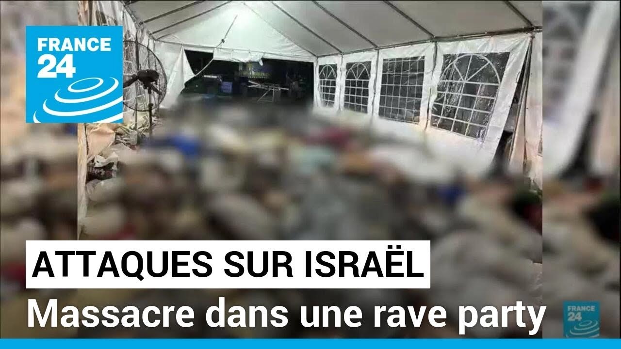 Attaque du Hamas sur Israël : jusqu'à 250 personnes massacrées dans une rave party • FRANCE 24