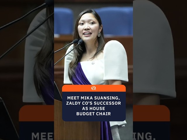 WATCH: Meet Mika Suansing, Zaldy Co's successor as House budget chair