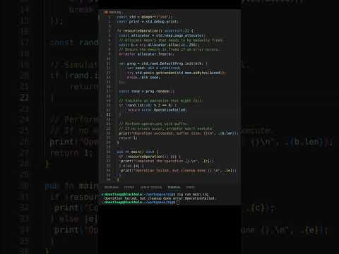 Why errdefer Is a Key Feature for Error Handling in Zig Coding