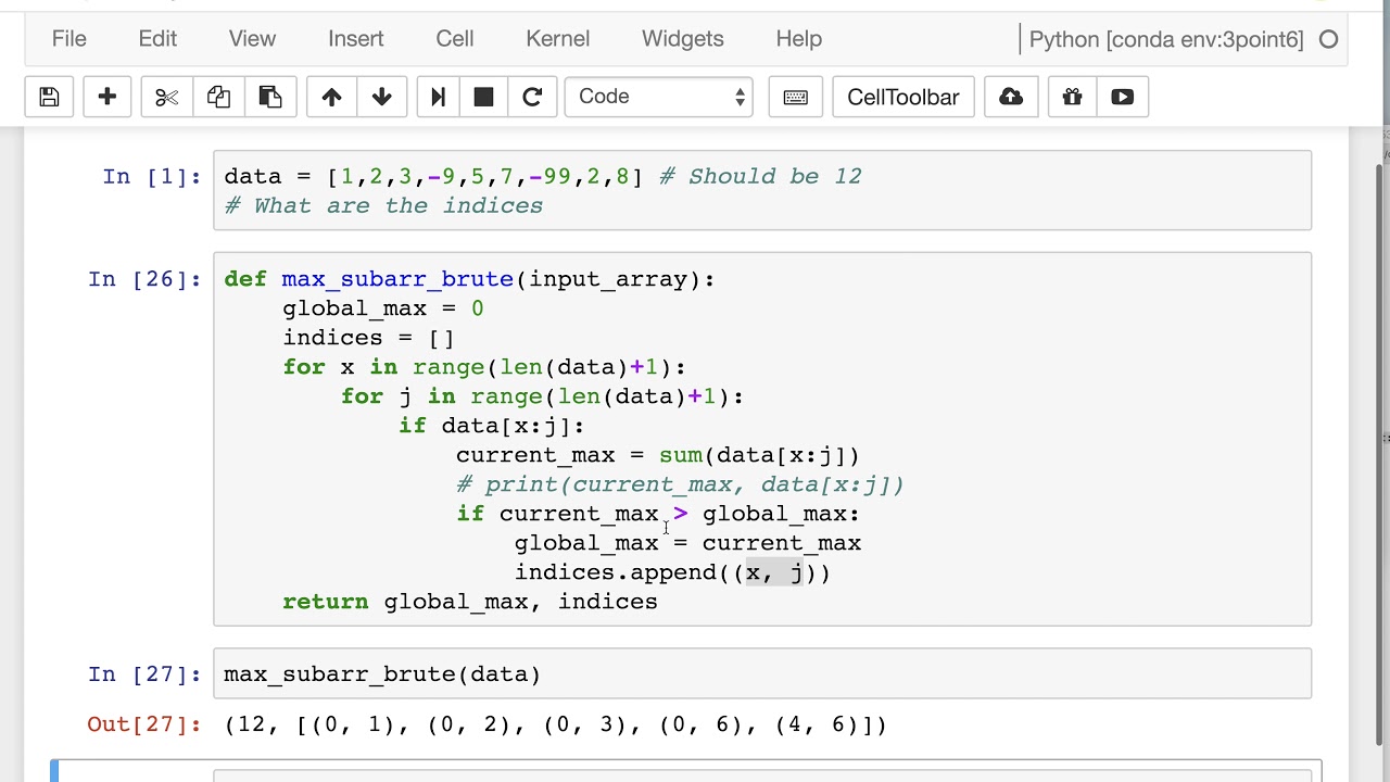 Python Maximum Subarray Problem in Plain English