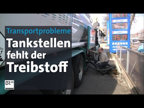 Spritmangel an Tankstellen: Nachschub an der Zapfsäule kommt nicht an | Abendschau | BR24