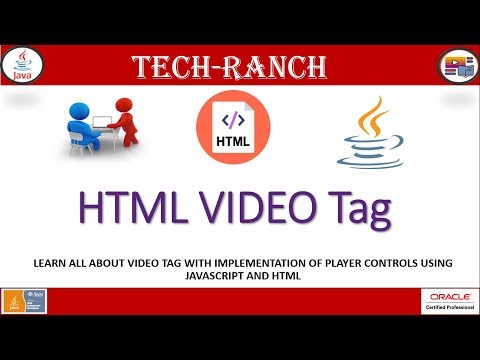 Learn about HTML Video and implement Player control with Playlist | HTML | @TechRanch
