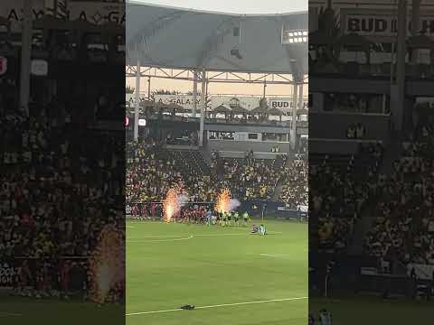 LA Galaxy club America soccer game
