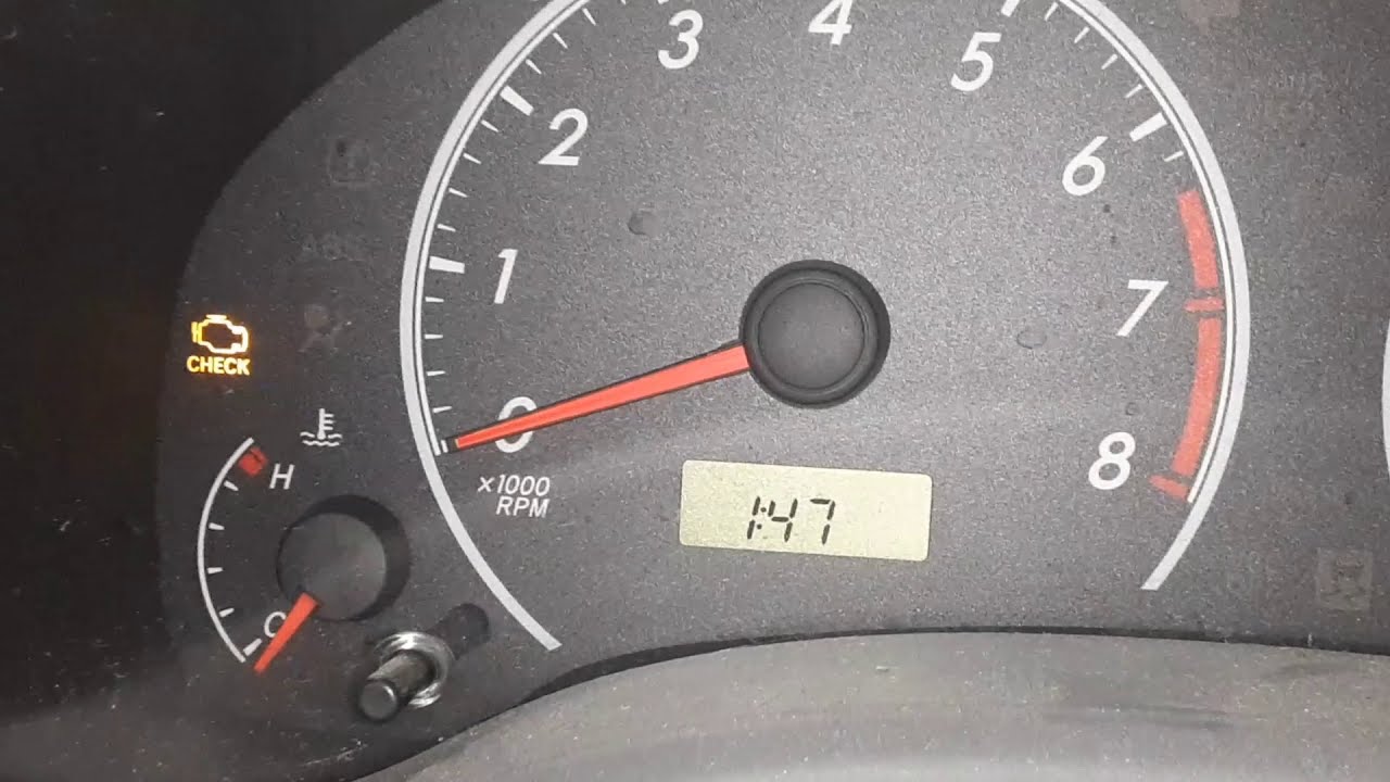 How to Set Your Toyota Corolla Clock Time  - Older Models