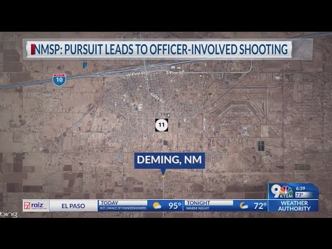 NMSP: Pursuit leads to officer-involved shooting in Deming