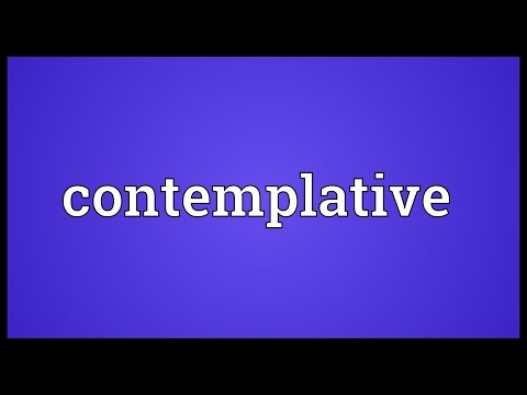 Contemplative Meaning
