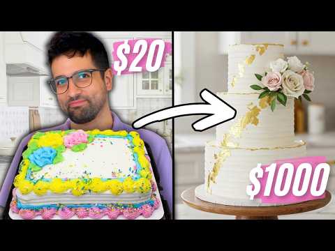 I Turned a $20 Grocery Store Cake into a $1000 Wedding Cake