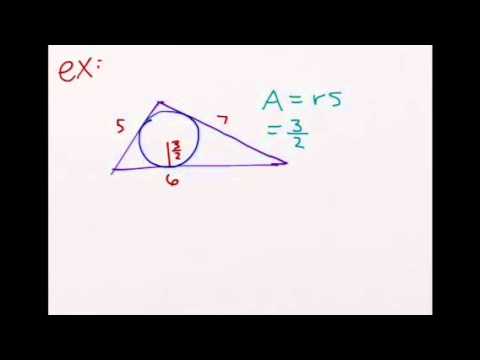 Area Using Inradius