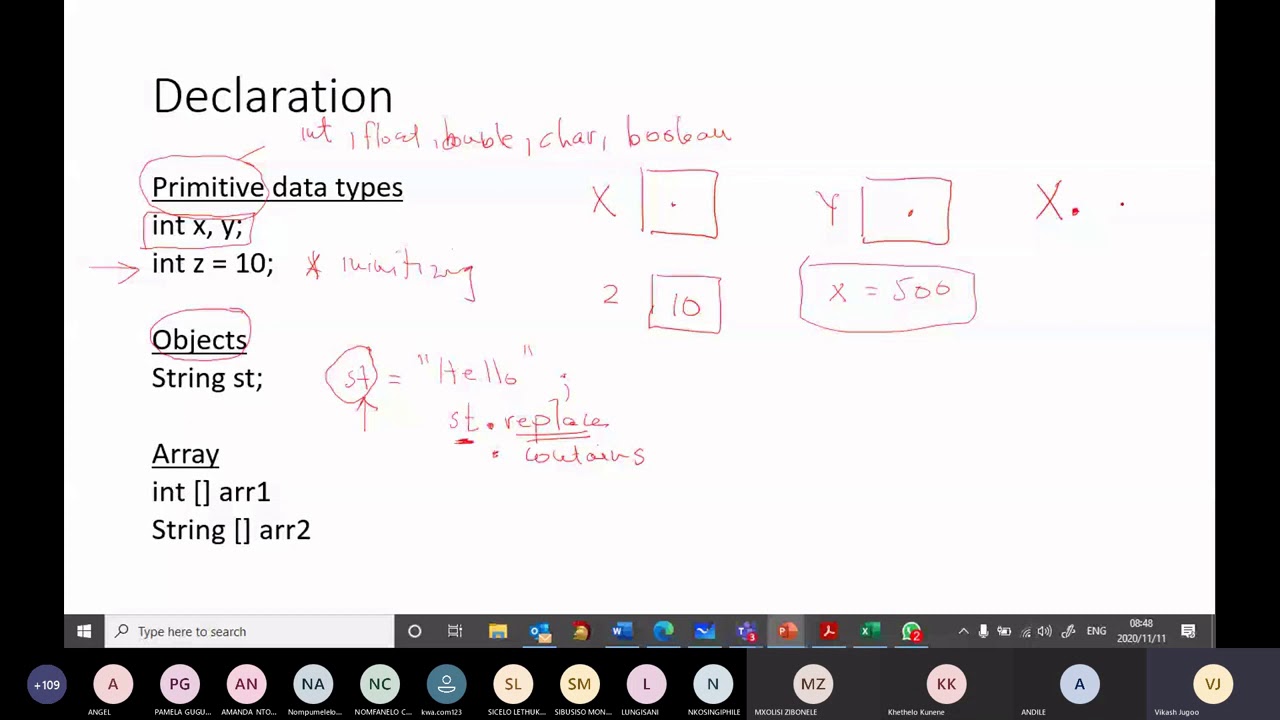 02 JAVA - Declaring an array