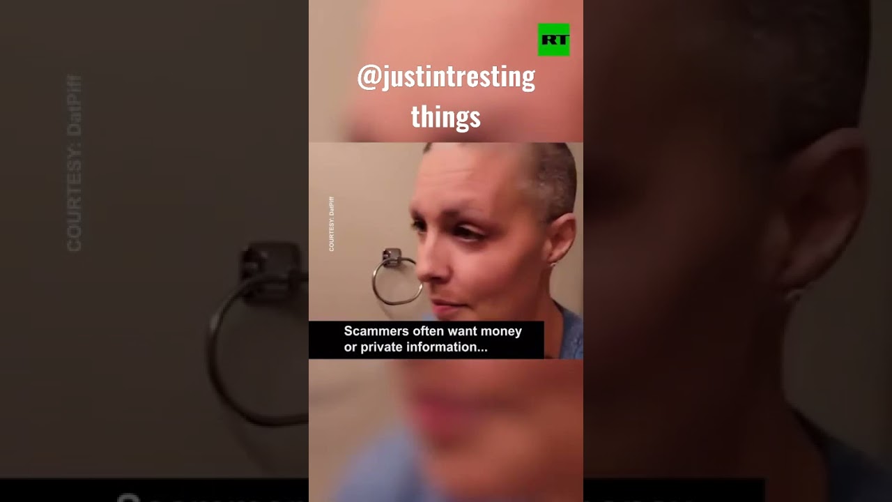 A model gets scammed to shave her hair.😲 #shorts  #justintrestingthings #scam #model