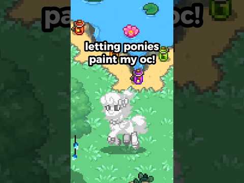 The colours were a fun experiment! #ponytown #ponytowngame #fyp #fy #mlp