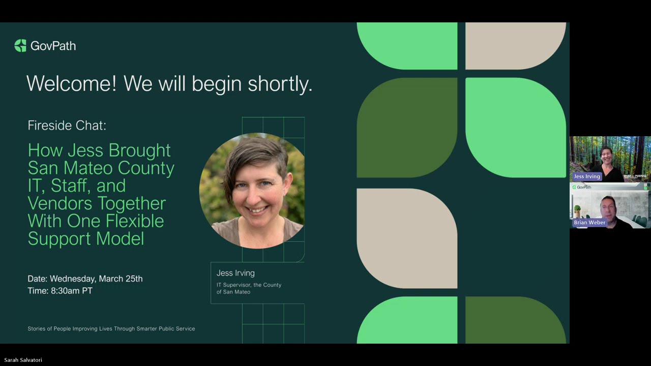 GovPath Webinar How San Mateo County IT, Staff, and Vendors Together With One Flexible Support Model