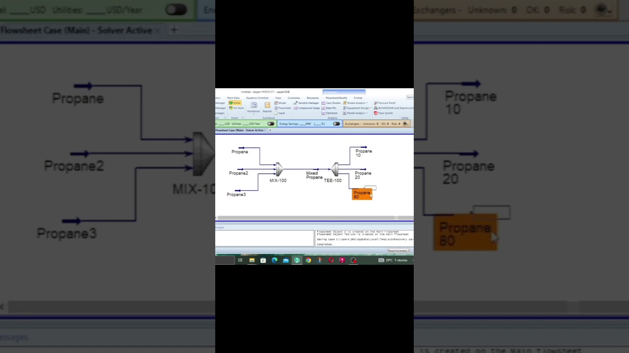 Operations of equipments on ASPEN HYSYS #processsimulate  #aspenhysys #engineering #howto #design
