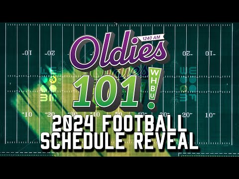 Oldies 101 WHBU 2024 Football Schedule Announcement