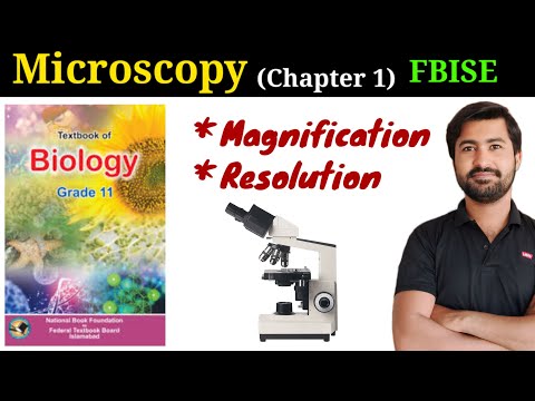Resolution and Magnification in Microscopy | FBISE Biology class 11 chapter 1 The cell