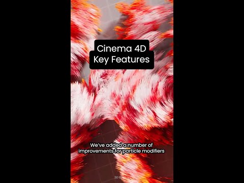 Cinema 4D 2025 | Particle Modifiers, Follow Spline Modifier, Spin Modifier