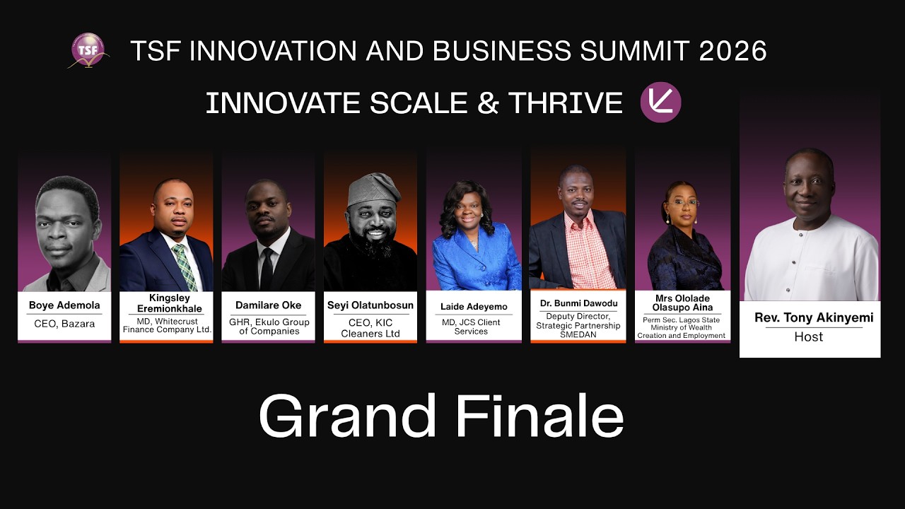 INNOVATE, SCALE AND THRIVE | PASTOR WOLE ABAYOMI