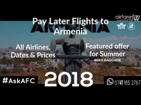 Pay later flights to Armenia
